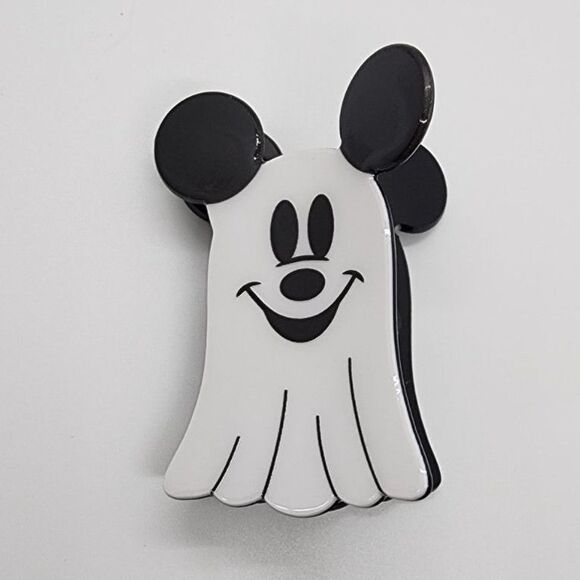 Disney | Accessories | Mickey Mouse Ghost Hair Claw Clip Spooky Fun ...